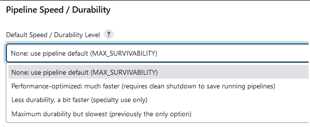 Resume disabled by user, switching to high-performance, low-durability ...