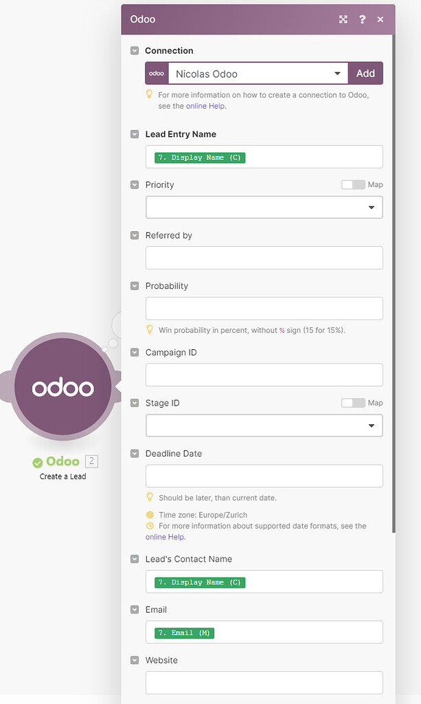 Custom Fields Odoo - Features - Make Community