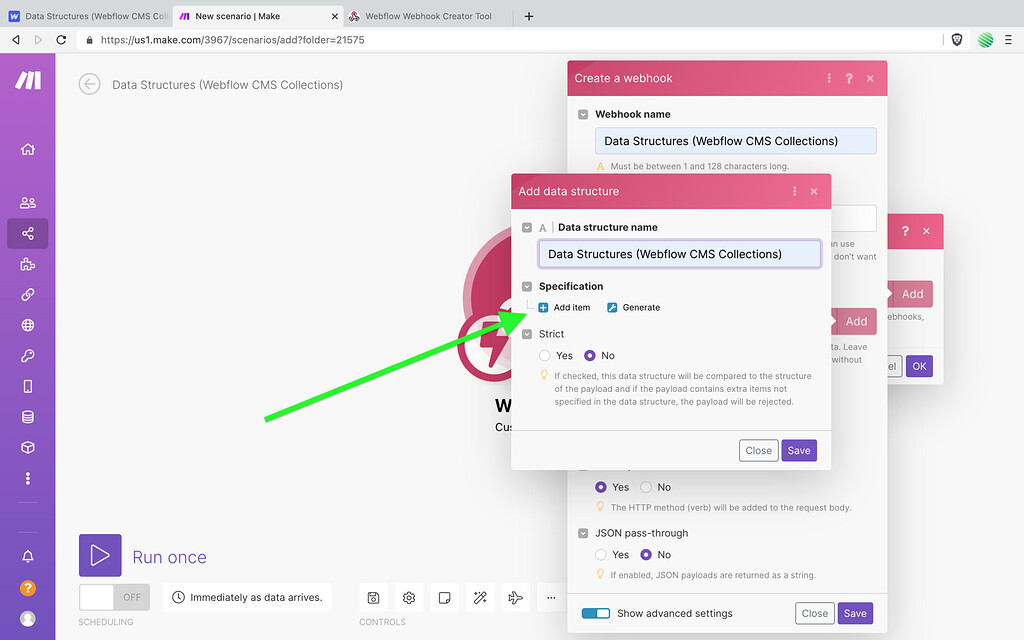 Using Make Data Structures to filter the Webflow CMS - Showcase - Make Community