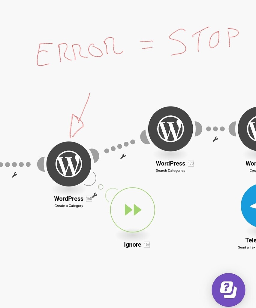 Ignore error not continue - How To - Make Community