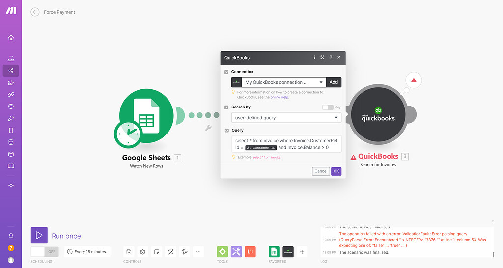Quickbooks user-defined query - How To - Make Community Quickbooks user-defined query - How To - Make Community