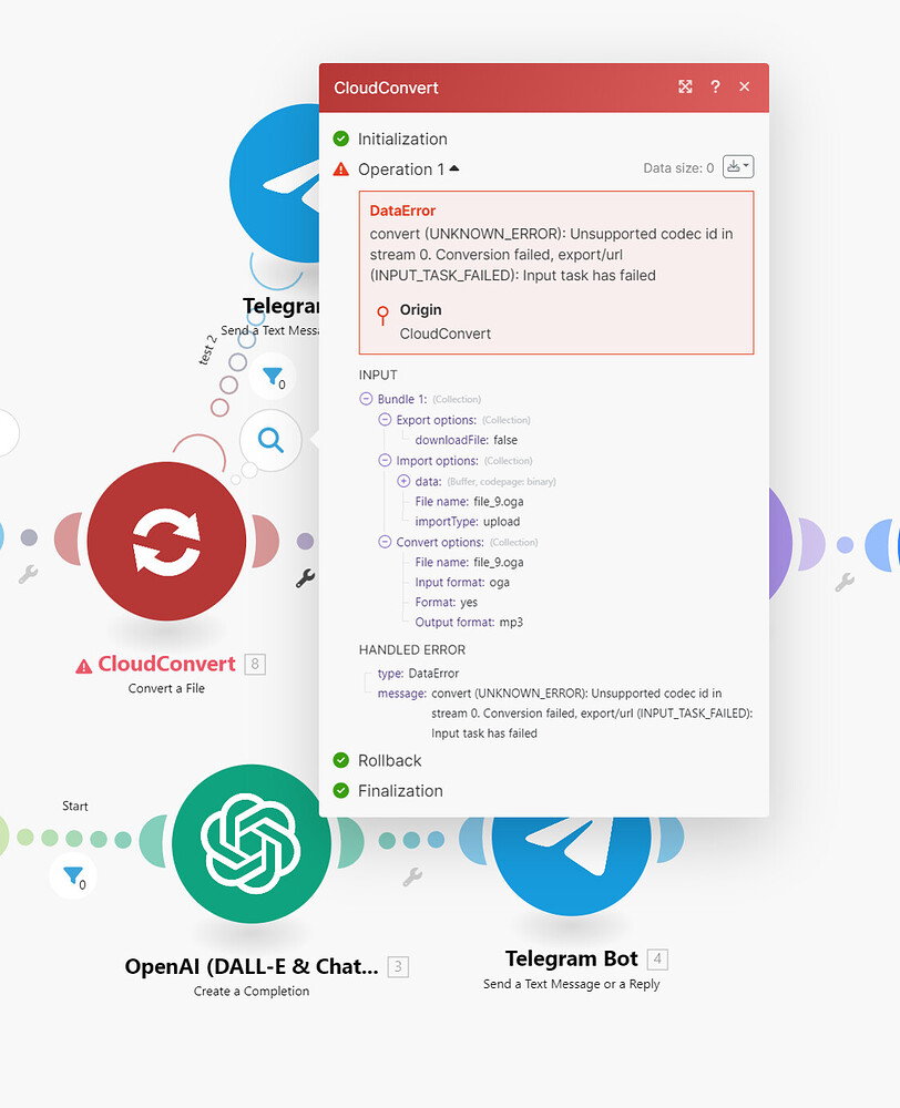 Cloud Convert Exporturl Inputtaskfailed Input Task Has Failed Convert Unknownerror