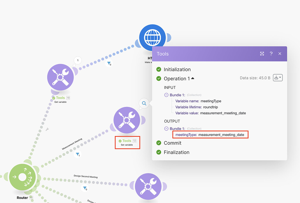 Get Variable Doesn T Retrieve A Value That Was Previously Created By The Set Variable Module