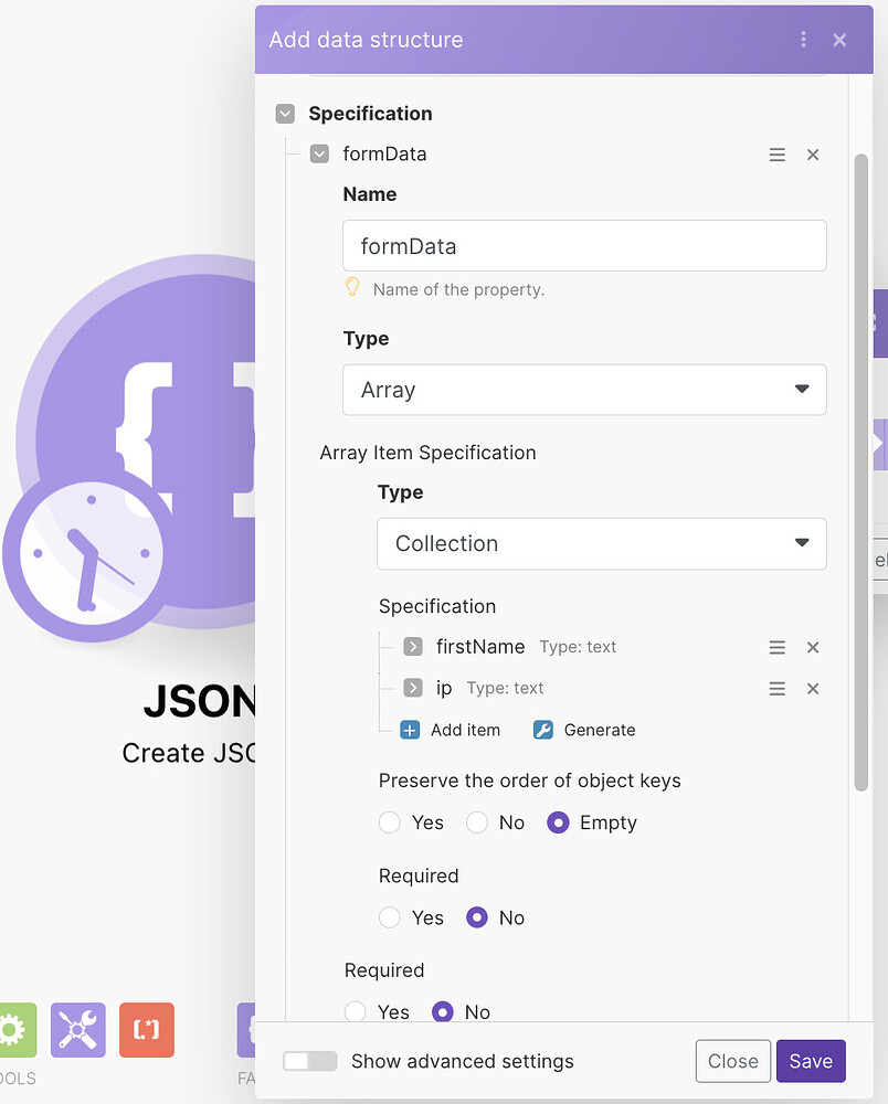 Error : Array of objects expected in parameter formdata field - How To - Make Community