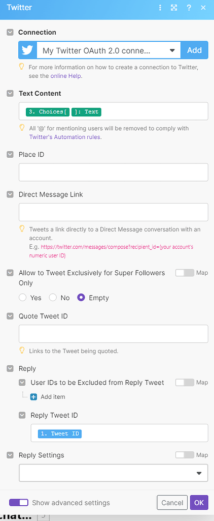Replying to a twitter tweet automatically - How To - Make Community