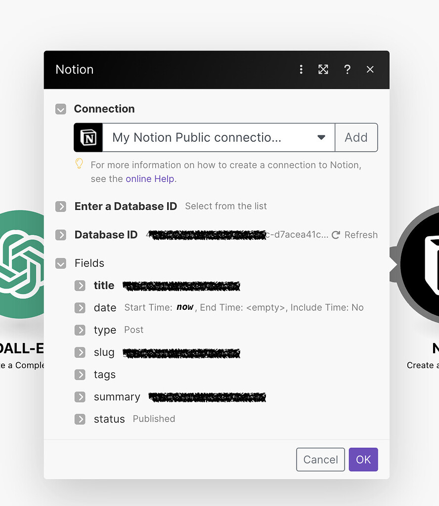 Error in create notion database item - How To - Make Community