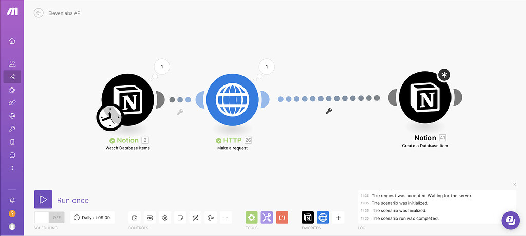 API Elevenlabs recovery mp3 files - How To - Make Community