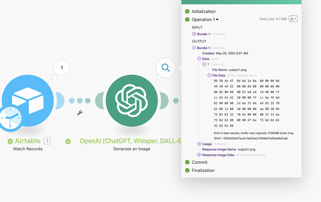 How to download URL from ChatGPT Image Creator into Airtable - How To - Make Community