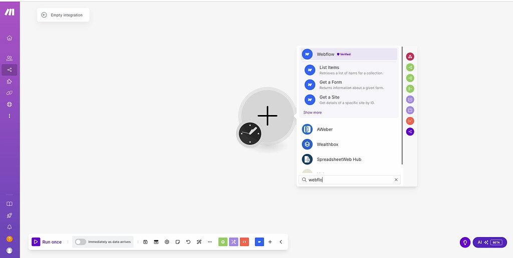 Issue connection to Webflow - Authentication window stucked - Getting Started - Make Community