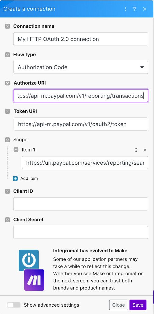 Paypal HTTP OAuth 2 - Account Verify Failed - How To - Make Community