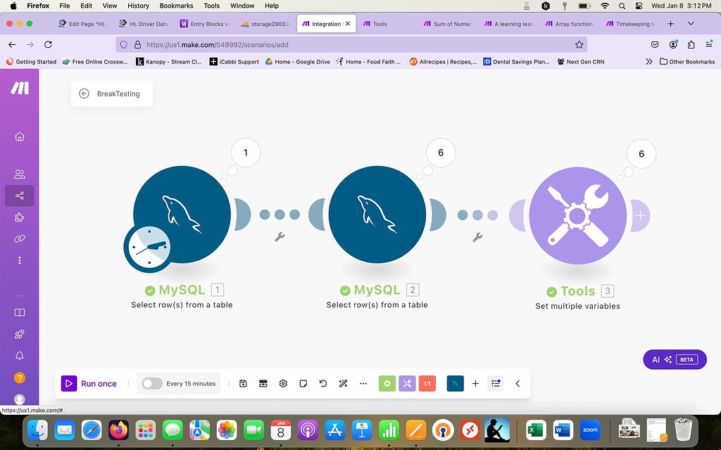 Sum variables from operations - How To - Make Community