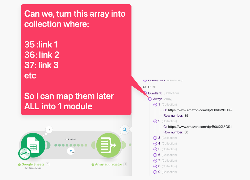 How do I turn this Array of collections, into 1 collection with usable values - How To - Make ...