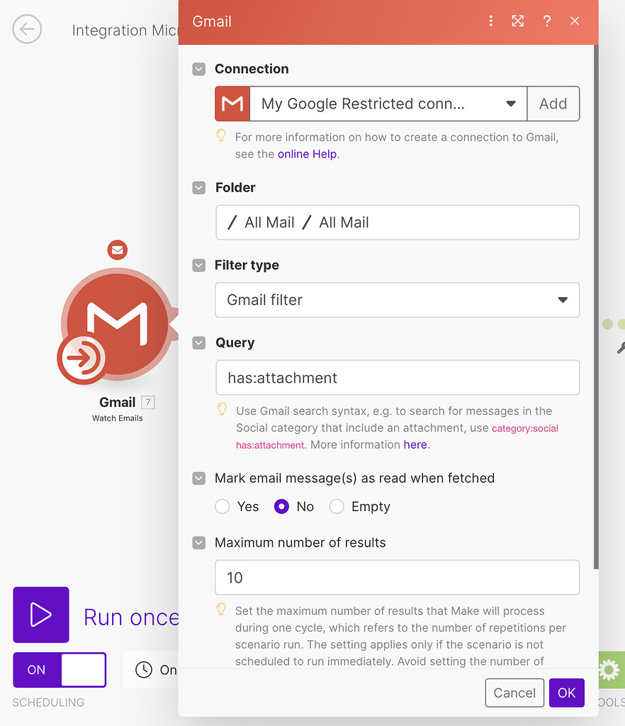Email Attachment Extraction - Beginner Questions - Make Community