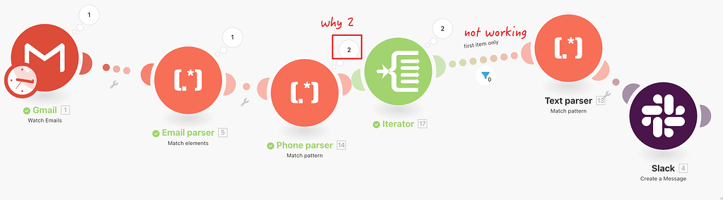 How to extract Text Content from Gmail via Text Parse - Getting Started - Make Community