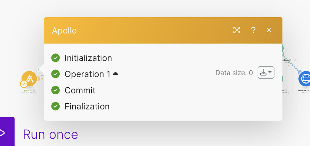 Apollo.io - not receiving updated or created contacts - How To - Make Community