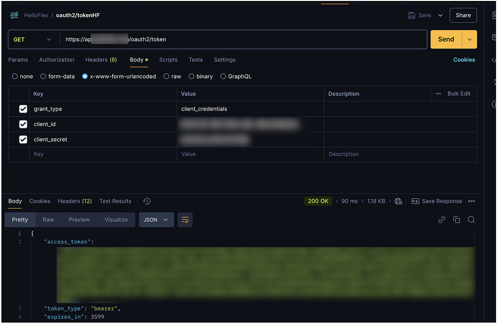 Oauth 2.0 Error - {"error":"unsupported_grant_type"} - How To - Make Community