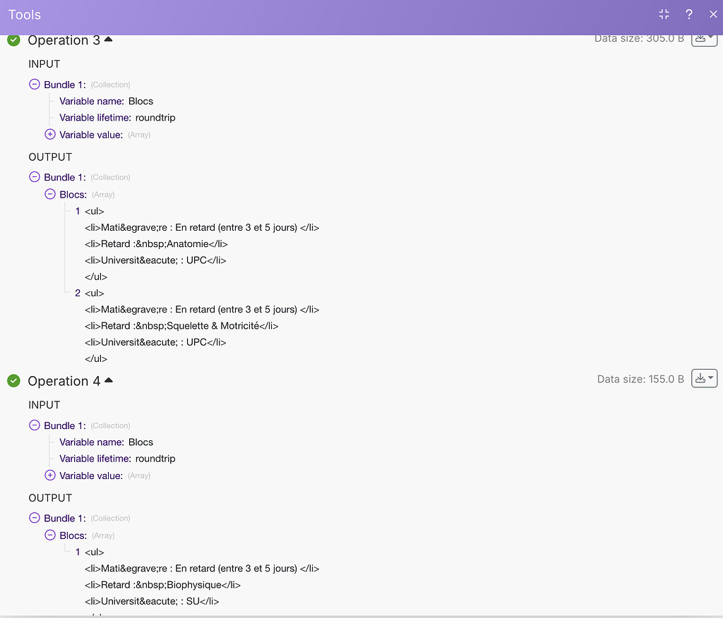 Dynamically include the content of an array in an email based on the array length - How To ...