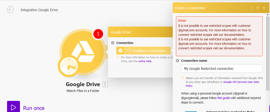 How to integrate google drive - Features - Make Community