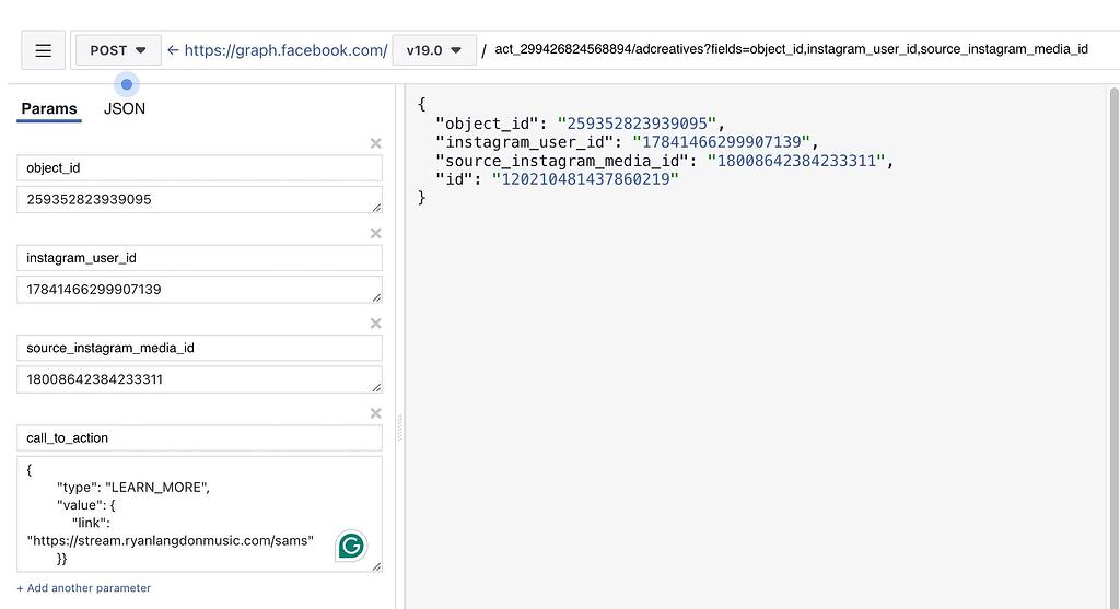 Getting a different outcome with HTTP Module than I am with META Graph API Explorer - How To ...