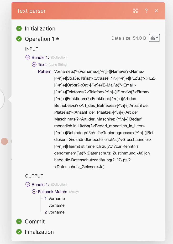 Multiple Regex out of Email Webhook - How To - Make Community