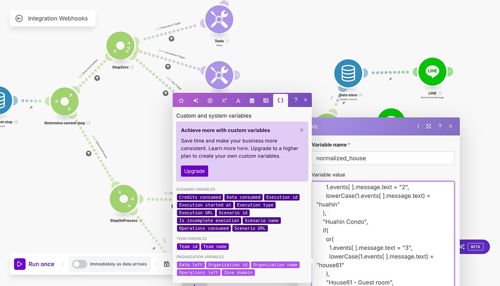 How to Trigger Expression Editor for Tools → Set Variable in Make? - How To - Make Community