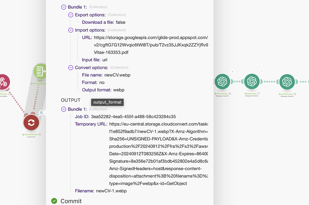 Convert multi page pdf to input into get vision - How To - Make Community