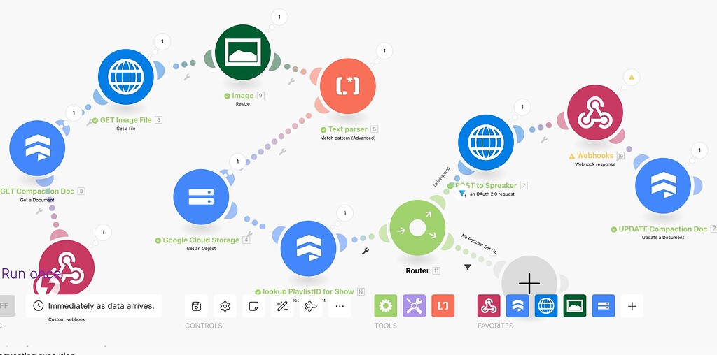 I am unable to execute my webhook response - Questions - Make Community