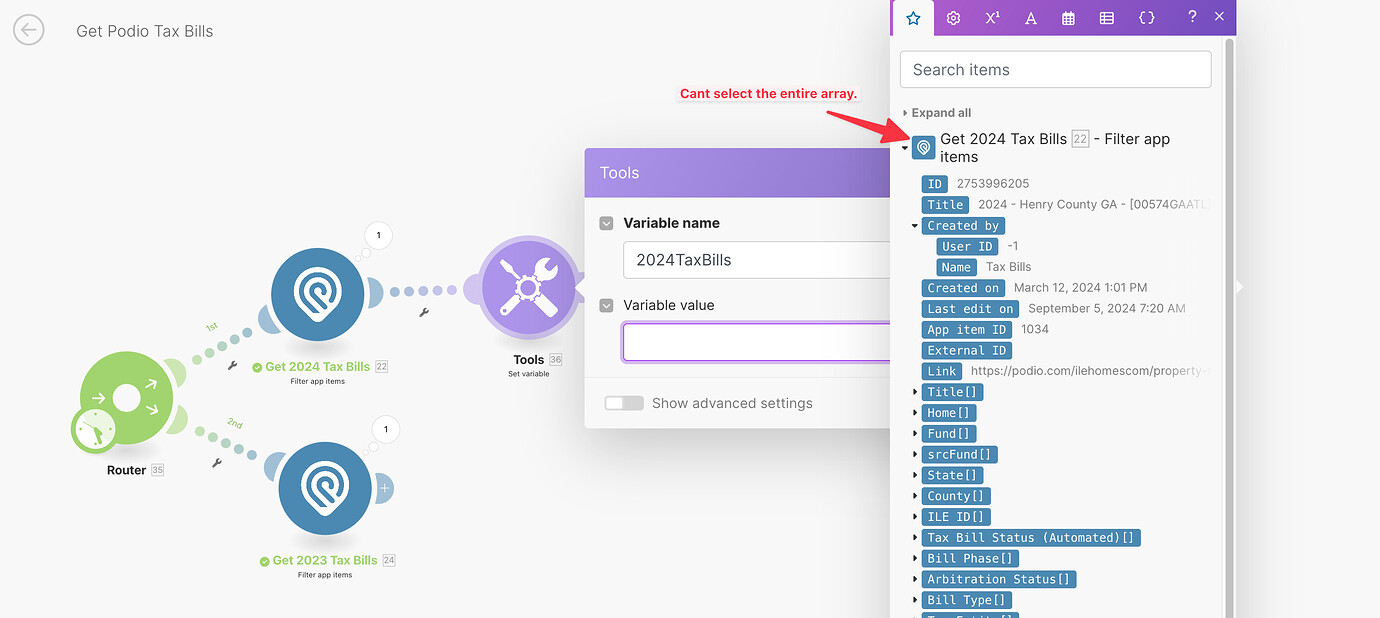 How do I append bundles from multiple operations into a single output? - How To - Make Community