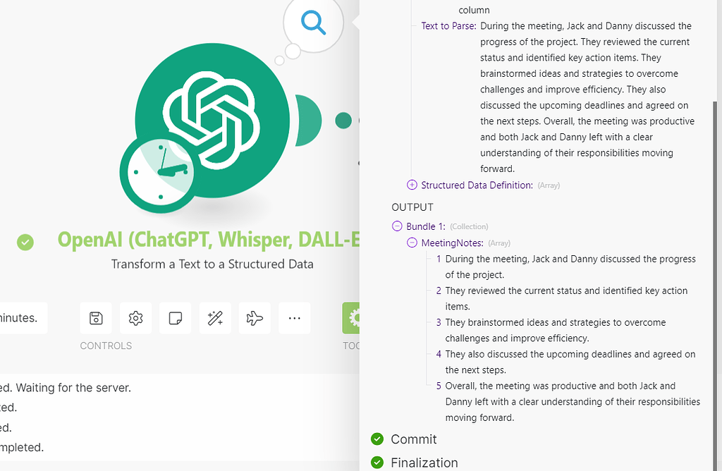 How to update notion item text/column with OpenAI output structured data? - How To - Make Community