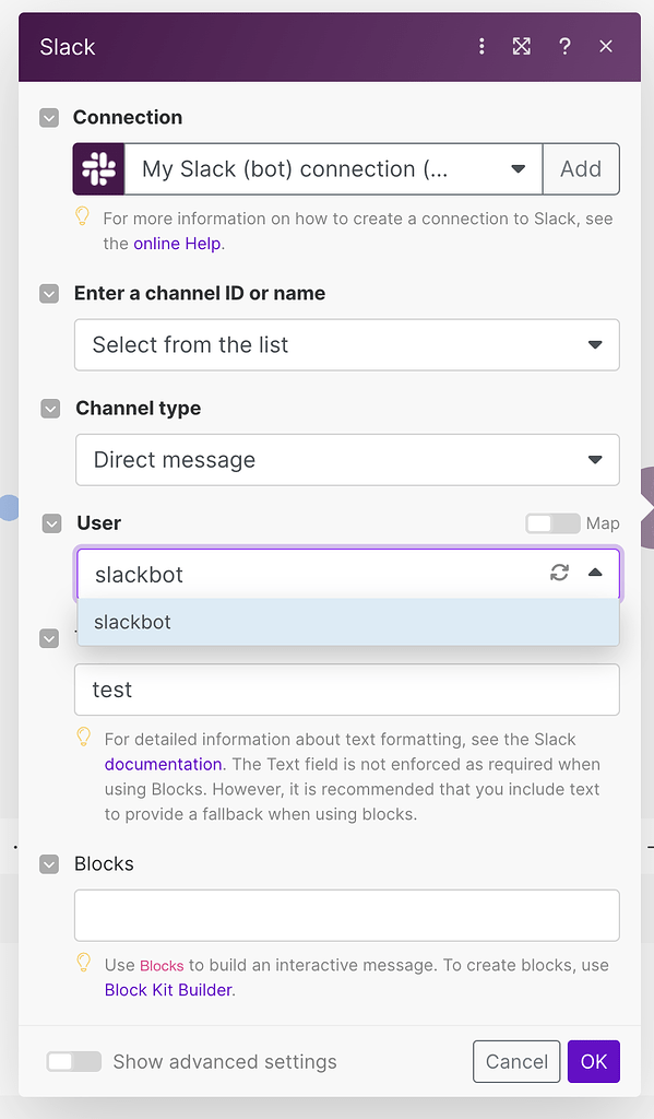 How to send DM on Slack - Questions - Make Community