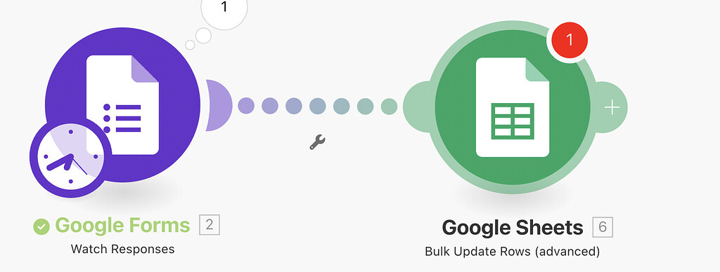 Google forms -> Google sheets (bulk update rows with multiple choice grid answers and question ...