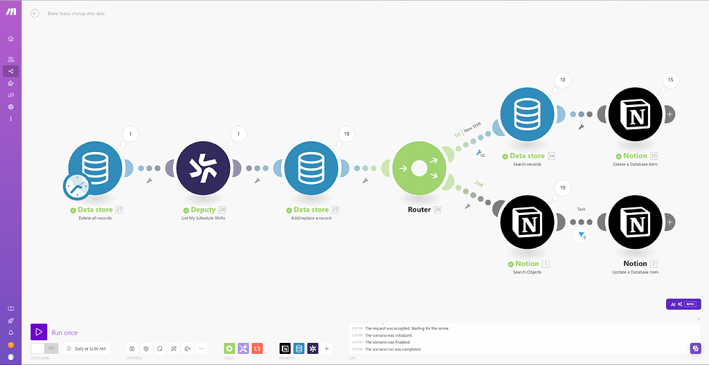 How to stop duplicate Notion database items when referring to a Data Store? - How To - Make ...