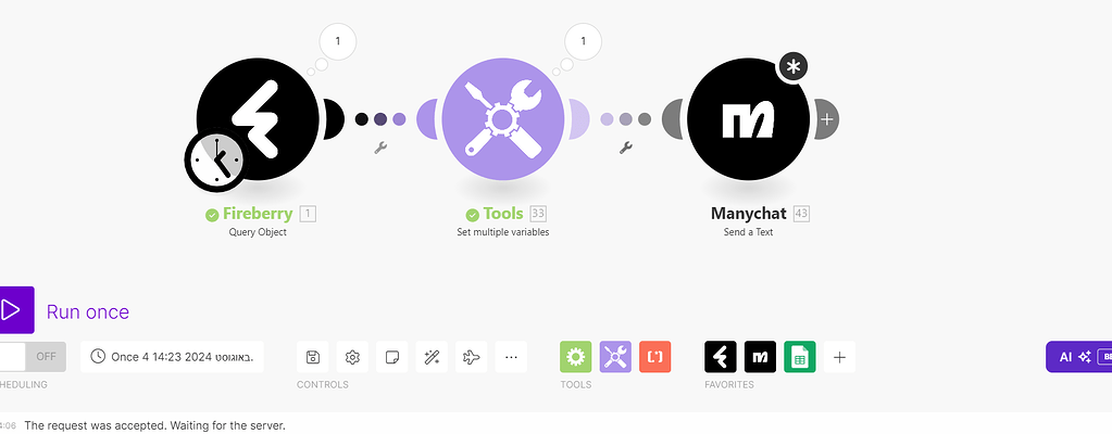 Using Set variables in a manychat message but filtering them to be used only if returned true ...