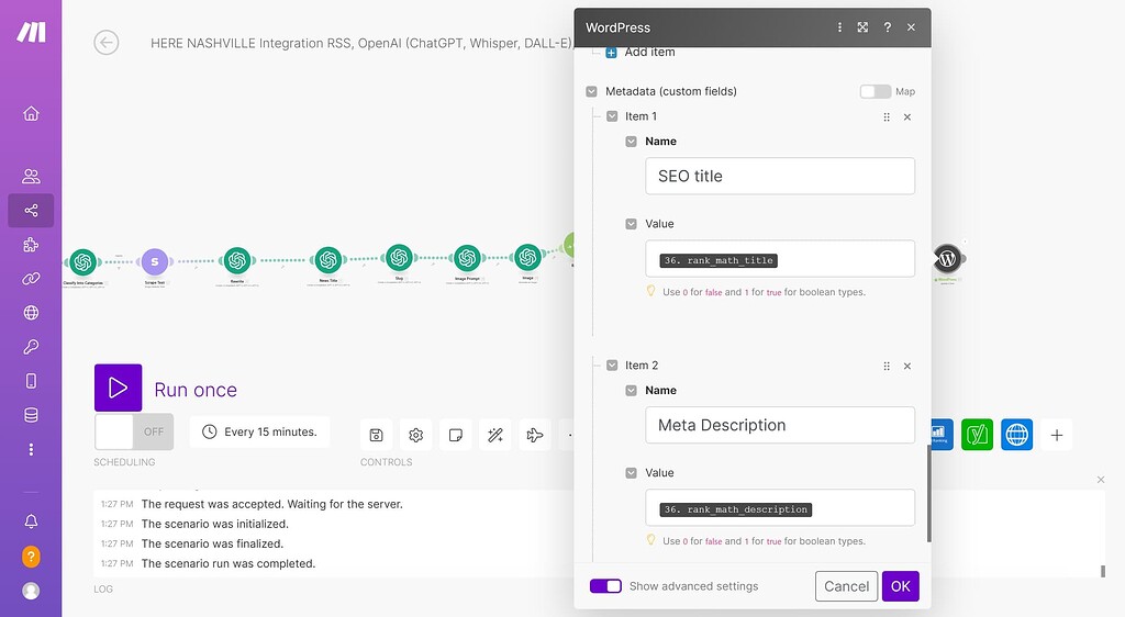 Automatically add SEO title, Meta Description and Primary Keyword for Blog posts while posting ...