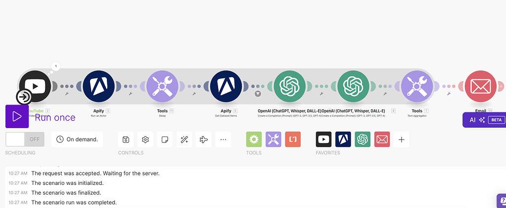 YouTube node shows data size 0 - How To - Make Community