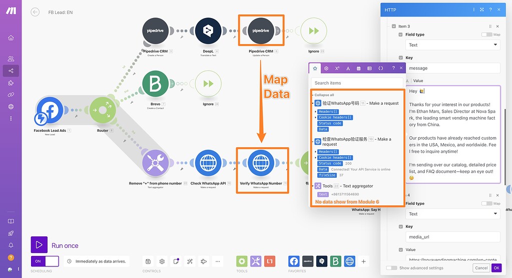 How to get value from another module since it didn't show up in bundles when try to map - How To ...