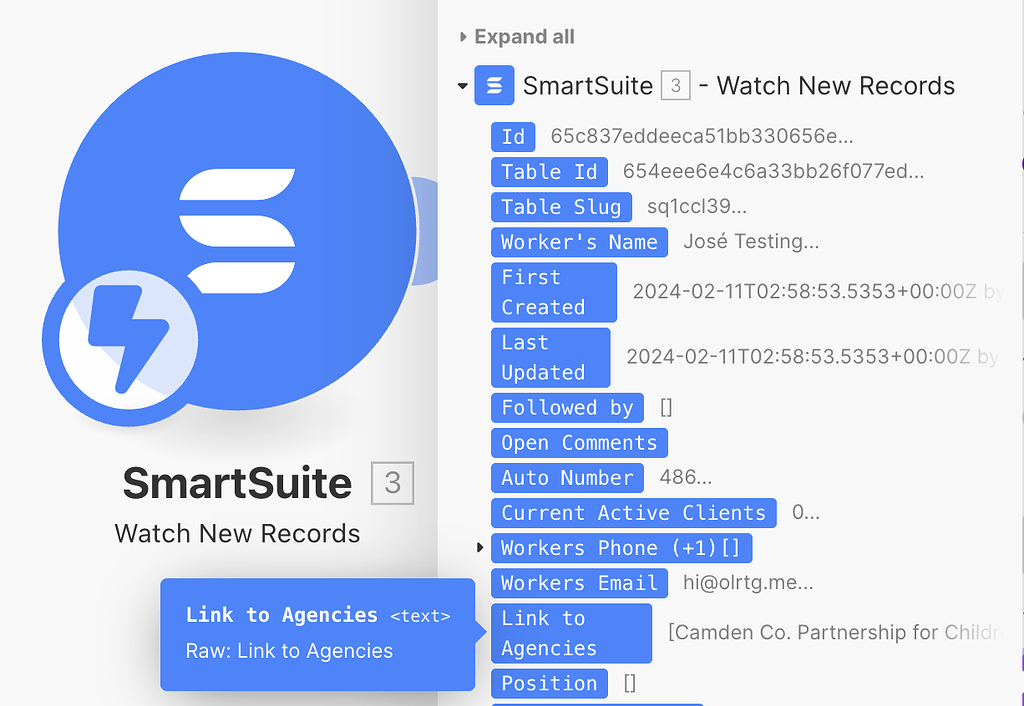 Incorrect Type For Linked Fields In Smartsuite How To Make Community