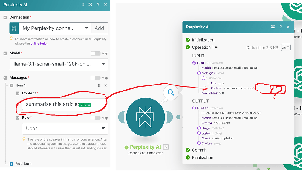Perplexity api not picking new row from google sheet - How To - Make Community