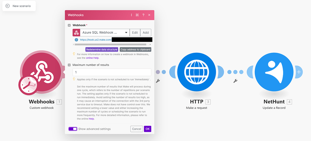 Can I use a webhook without a data structure? - How To - Make Community