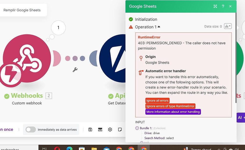 How to resolve Google Sheets connection errors in Make as a beginner? - Getting Started - Make ...