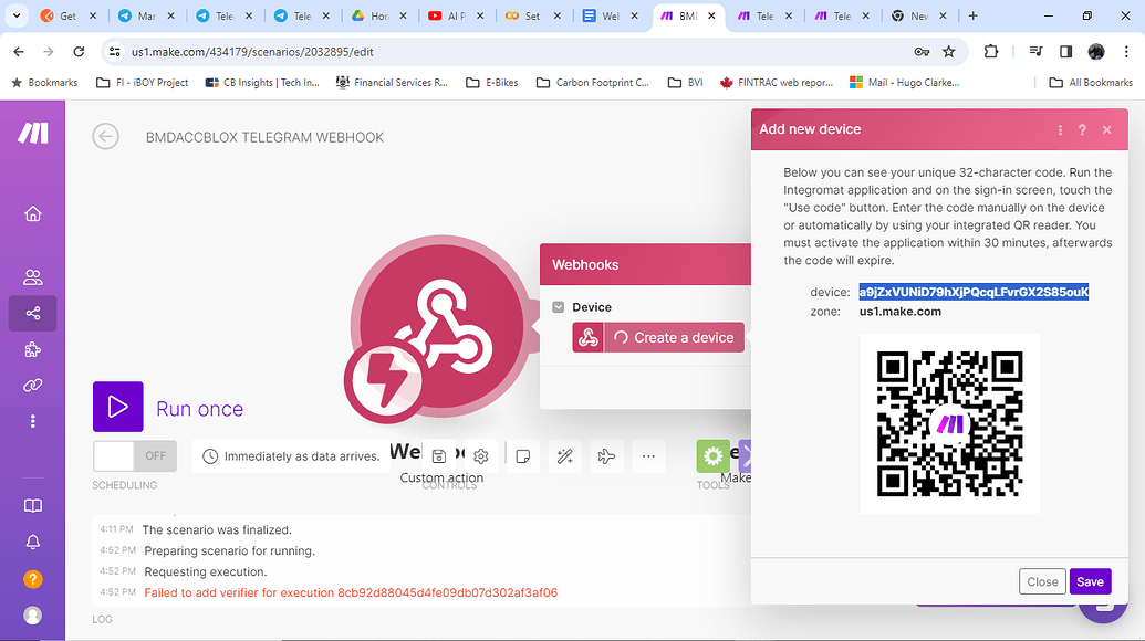 Setting Up A Telegram Bot Webhook - How To - Make Community
