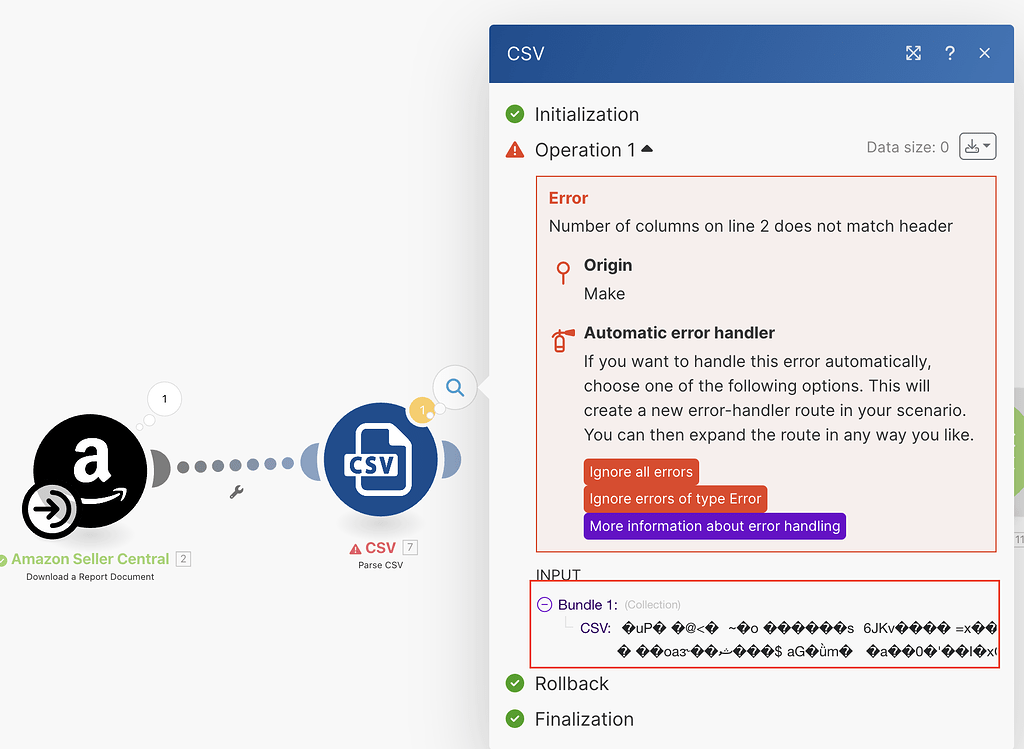 Handle amazon report binary problem - How To - Make Community