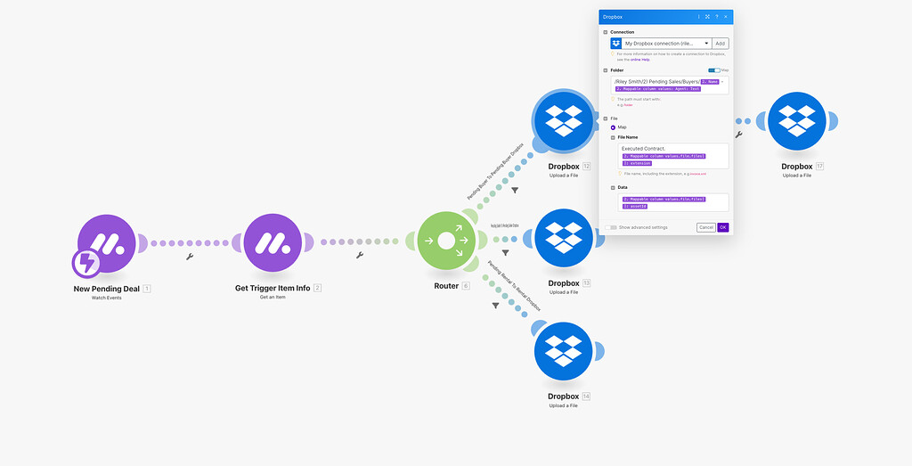 Uploading Documents to Dropbox Folder from Monday.com - How To - Make ...