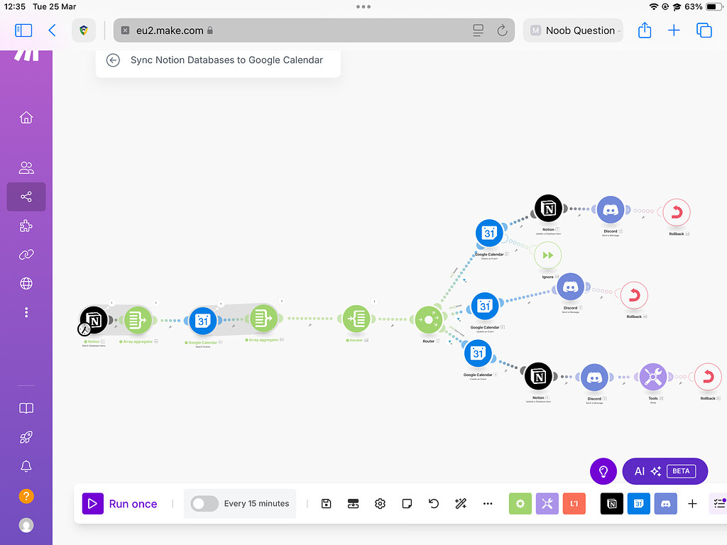 Notion status name not passing to filter - How To - Make Community