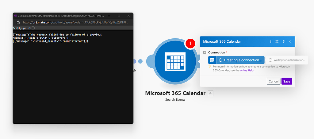 Can't connect Microsoft 365 to make - Getting Started - Make Community
