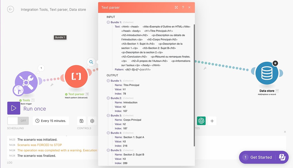 Text parser generate many bundles but only one can be selected! - How To - Make Community
