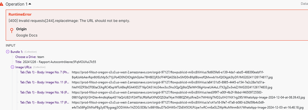 Google doc from template Replace image with URL doesn't work - How To - Make Community