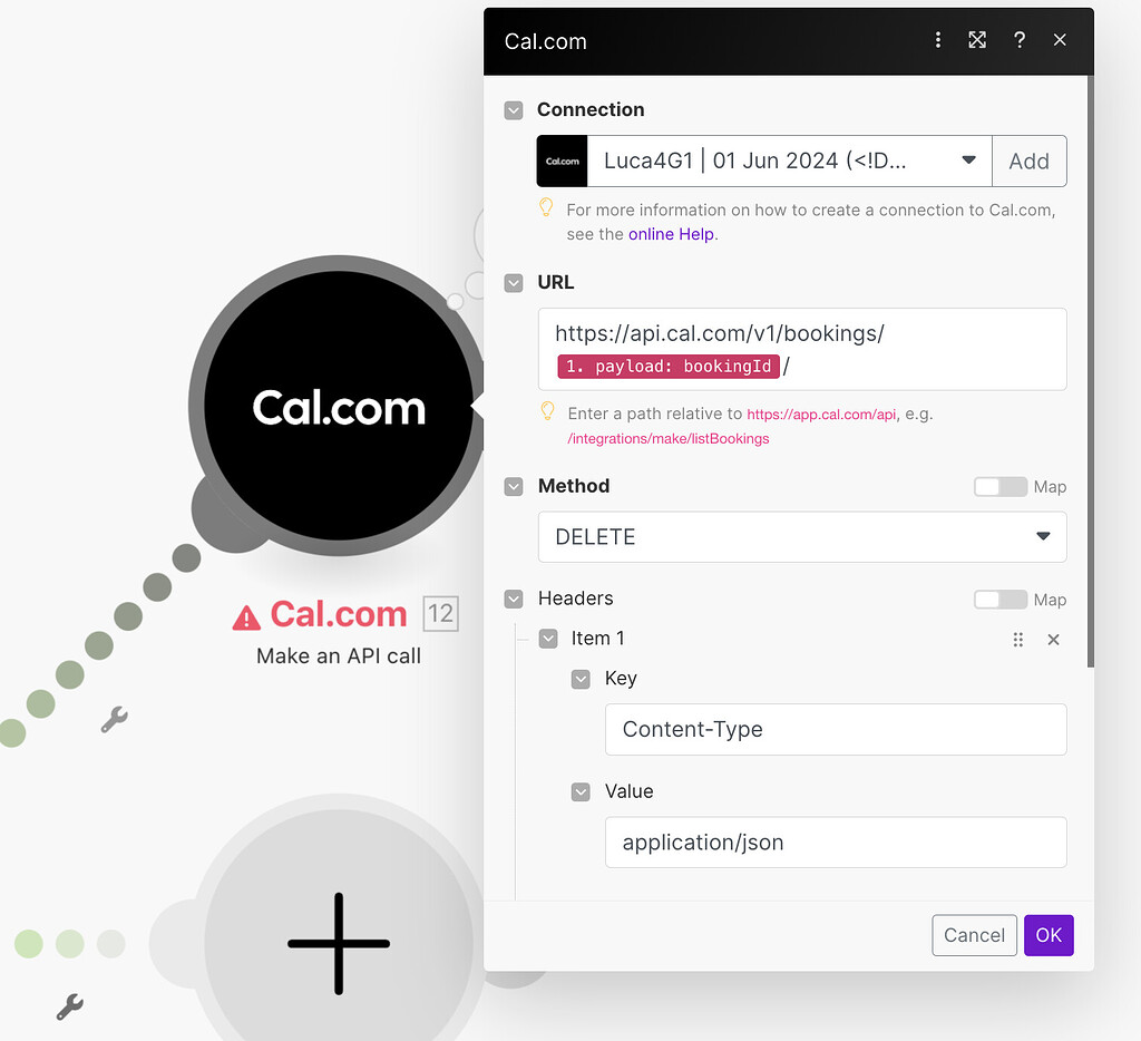 Delete Bookings with Cal.com API - How To - Make Community