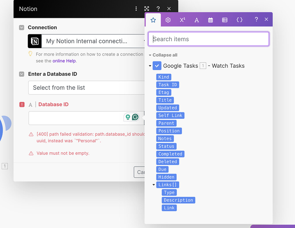 Show Notion Databases - How To - Make Community