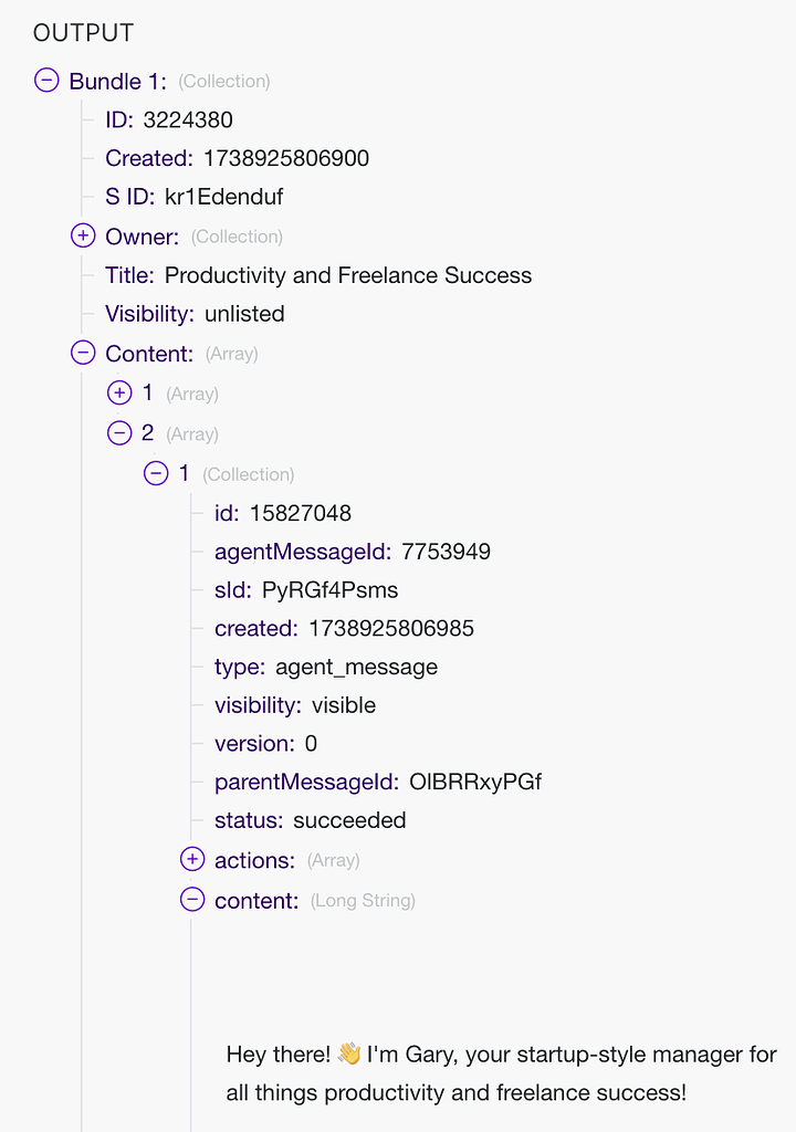 Issue with Mapping Dust AI's Response in Telegram Bot Module - How To - Make Community